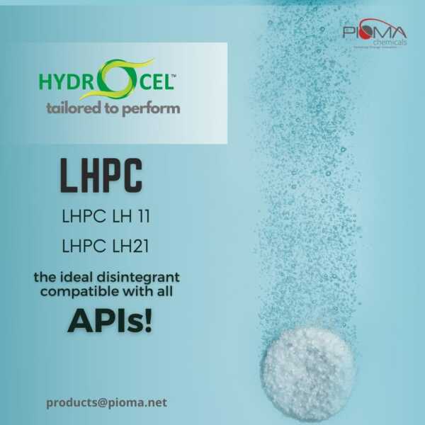 Hydrocel L-HPC - Available at Pioma Chemicals